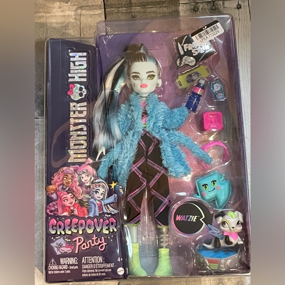 Mattel | Toys | Monster High Creepover Party Frankie Stein Doll | Poshmark